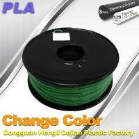 China 1.75mm 3.0mm Color Changing PLA Filament - Blue Green to Yellow Green Transition at 31°C for 3D Printing for sale