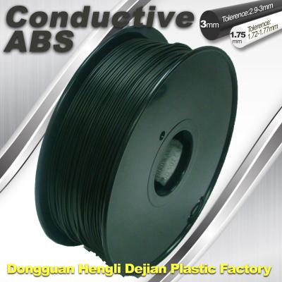 China ABS Conductive 3D Printer Filament 1.75mm & 3.0mm with 230-270°C Printing Temperature for sale