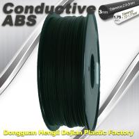 China Black ABS Conductive 3D Printer Filament 1.75mm & 3.0mm with 230-270°C Printing Temperature and Static Dissipation for sale