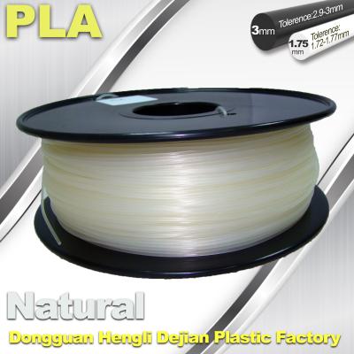 China Smooth PLA Transparent Filament 1.75mm 3D Printing Filament 1kg Spool Biodegradable for sale