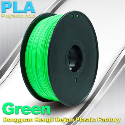 China Custom Green 3mm PLA 3D Printer Filament 1KG Biodegradable Eco-Friendly for sale