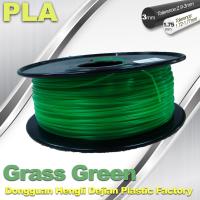 China Grass Green biodegradable 3d printer filament PLA 1.75mm materials for sale