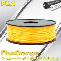 China 1.75mm PLA   Fluorescent  Filament  3D Print Material Stiffness High for sale
