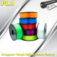 China Desktop 1.75mm 3.00mm PLA 3D Printer Filament 1kg Spool Big Size Colorful for sale