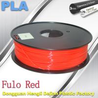 China Fluorescent PLA 3D Printer Filament 1.75mm 1.0kg Glow in Dark Biodegradable for sale