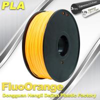 China Eco Friendly PLA Fluorescent 3D Printer Filament 1.75mm 1KG Spool for sale