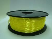 China Yellow Silk-like 3D Printer Filament Polymer Composite 1.75mm/3.0mm with 200-220°C Print Temperature for sale