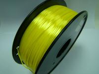 China Yellow Silk-like 3D Printer Filament Polymer Composite 1.75mm/3.0mm with 200-220°C Print Temperature for sale