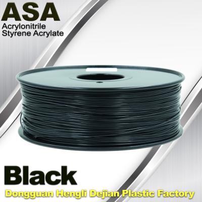 China ASA Anti-Ultraviolet 3D Printer Filament 1.75mm & 3.0mm with 230-270°C Printing Temperature and 10x Better Weather Resistance Than ABS for sale