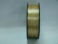 China Polymer Composite 3D Printer Filament 1.75mm/3.0mm Gold Silk-like Finish with 200-220°C Print Temperature for sale