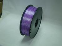 China Purple Polymer Composite 3D Printing Filament 1.75mm/3.0mm High Gloss Silk-like PLA Material 1kg Spool for sale
