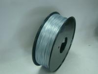 China Imitation Silk 3D Printer Filament 1.75mm & 3.0mm Polymer Composite with High Gloss Finish - Silver Color for sale