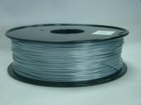 China Imitation Silk 3D Printer Filament 1.75mm & 3.0mm Polymer Composite with High Gloss Finish - Silver Color for sale