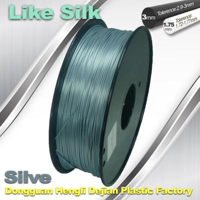 China Polymer Composite 3D Printer Filament 1.75mm/3.0mm High Gloss Silk-Like Finish for sale