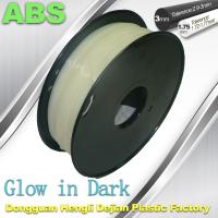 China Markerbot , RepRap Glow in The Dark 3d Printer Filament  , 3D Printing Filament ABS for sale