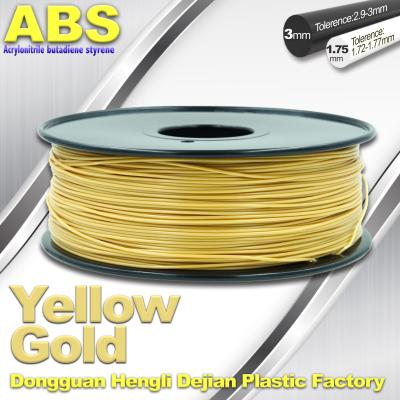 China 1.75mm & 3.0mm ABS 3D Printing Filament - 1kg Spool with 230-270°C Print Temperature for sale