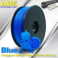 China ABS Blue Fluorescent 3D Printer Filament 1.75mm/3.0mm 1kg Spool with 230-270°C Printing Temperature for sale