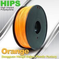 China HIPS 3D Printing Filament 1.75mm/3.0mm Orange - 230-270°C Print Temperature, 1.0kg Spool for sale