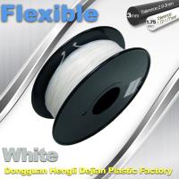 China 1.75mm & 3.00mm Elastic TPU Filament for 3D Printers - 0.8kg Spool with 200-220°C Printing Temperature for sale