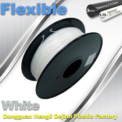 China 1.75mm & 3.00mm Elastic TPU Filament for 3D Printers - 0.8kg Spool with 200-220°C Printing Temperature for sale