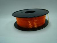 China Orange TPU Flexible 3D Printer Filament 1.75mm/3.0mm 1.0KG Roll with 200-220°C Print Temperature for sale