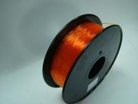 China Orange TPU Flexible 3D Printer Filament 1.75mm/3.0mm 1.0KG Roll with 200-220°C Print Temperature for sale