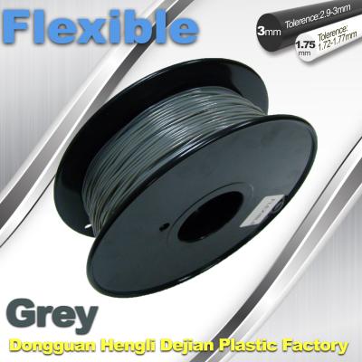China Flexible TPU 3D Printing Filament 0.8kg Roll - 1.75mm & 3.0mm Diameter, 200-220°C Print Temperature for sale