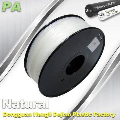 China Custom Nylon 3D Printer Filament 1.75mm & 3.0mm - Transparent Material 250-280°C Printing Temperature for sale