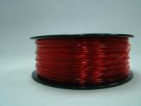 China Red PETG 3D Printing Filament 1.75mm/3.0mm - High Transparency, Acid Resistant, 200-240°C Print Temperature for sale