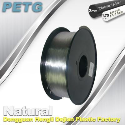 China 1.75mm & 3.0mm PETG 3D Printing Filament - 1.0KG Spool, 200-240°C Printing Temperature, Acid Resistant for sale