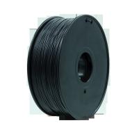 China Good Toughness PLA 3D Printer Filament 1.75mm Black 1kg Spool High Strength for sale