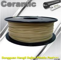 China Ceramic Texture 3D Printer Filament 1.75mm 1kg Spool High Hardness Wear Resistant for sale