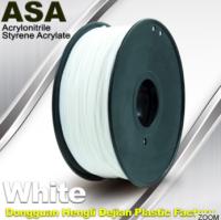 China White ASA Filament 1.75mm Anti UV 3D Printer Filament 1kg Spool Weather Resistant for sale