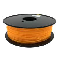China Fluorescent Orange HIPS 3D Printer Filament 1.75mm 1.0kg Roll with 230-270°C Print Temperature for sale