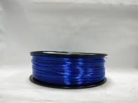 China Polycarbonate 3D Printer Filament 1.75mm/3.0mm Blue - 125°C Heat Resistance, 24.5 MPa Tensile Strength for sale