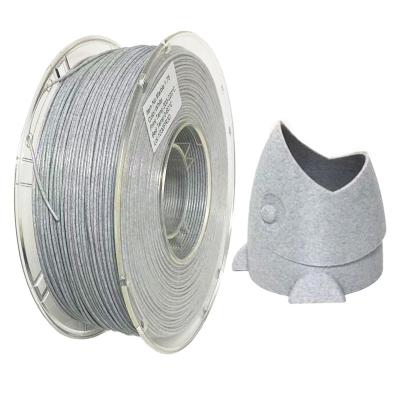 China PLA Marble Filament 1.75mm 1KG White Color 3D Printing Filament for Models Crafts for sale