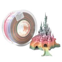 China PINRUI PETG Rainbow 1.75mm 3D Printer Filament 1kg Spool for High Precision Printing for sale