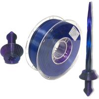 China Triple Color PLA Silk Filament 1.75mm for 3D Printers - 1.0KG Spool with 190-220°C Printing Temperature for sale