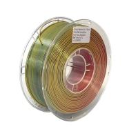 China Triple Color PLA Silk Filament 1.75mm for 3D Printers - 1.0KG Spool with 190-220°C Printing Temperature for sale