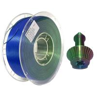 China Triple Color PLA Silk Filament 1.75mm for 3D Printers - 1.0KG Spool with 190-220°C Printing Temperature for sale