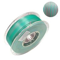 China Dual Color Silk PLA 3D Printer Filament 1.75mm Diameter with 200-220℃ Printing Temperature for sale