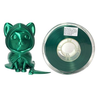 China Silk PLA Filament 1.75mm 1KG for 3D Printer FDM High Glossy Finish for sale
