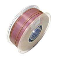 China PINRUI Three Colors Silk PLA Filament 1.75mm for 3D Printers with 190-220°C Printing Temperature for sale