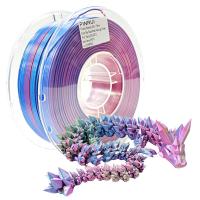 China PINRUI Silk Rainbow PLA Filament 1.75mm 1KG Triple Color 3D Printing Material 190-220°C Temperature for sale