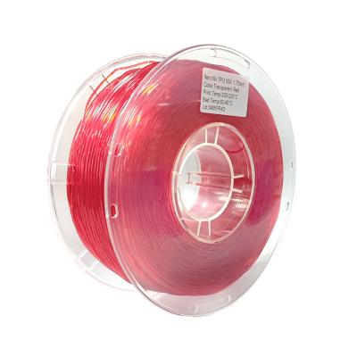 China PINRUI TPU Filament 1.75mm/2.85mm for FDM 3D Printing with 200-220℃ Temperature Range and 1KG/3KG/5KG/10KG Options for sale