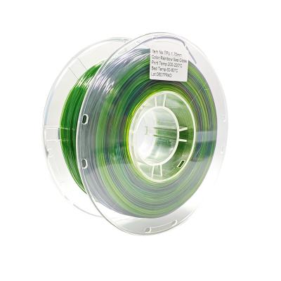 China PINRUI Flexible TPU 3D Printer Filament 1.75mm 1.0kg Rainbow 8 Colors ShoreA95 for sale