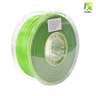 China PINRUI 1kg 1.75mm Temperature-Responsive Color-Changing PLA 3D Printing Filament Thermal-Active Silk for Models for sale