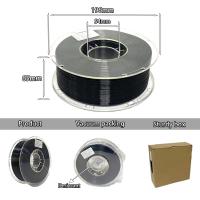 China PINRUI Glow in the Dark PLA Filament 1.75mm 1kg Spool Black for FDM 3D Printer for sale