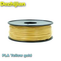 China PLA 3D Printer Filament 1.75mm 1kg Yellow High Toughness Low Shrinkage for sale