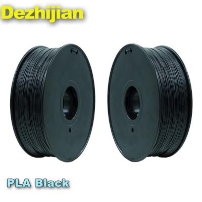 China Black PLA 3D Printer Filament 1.75mm 1kg Spool 334m Dimensional Accuracy ±0.03mm for sale